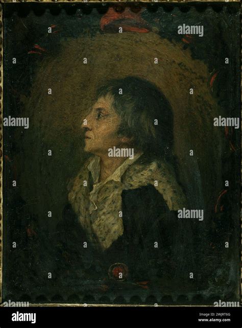 Jean Paul Marat 1743 1793 Publicist And Politician Oil On Wood