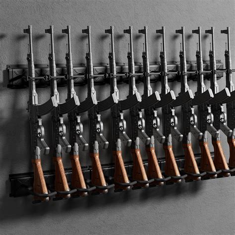 Blacksmith Gun Rack Gun Rack Wall Mount Gun Display 12 Slot Wayfair Canada