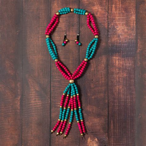 An 11 Wooden Beads Necklace Dmr Dress Me Right