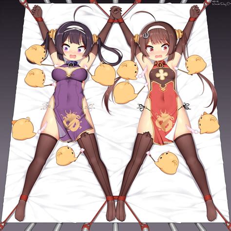 Manjuu Ping Hai And Ning Hai Azur Lane Drawn By Huojiwonderturkey