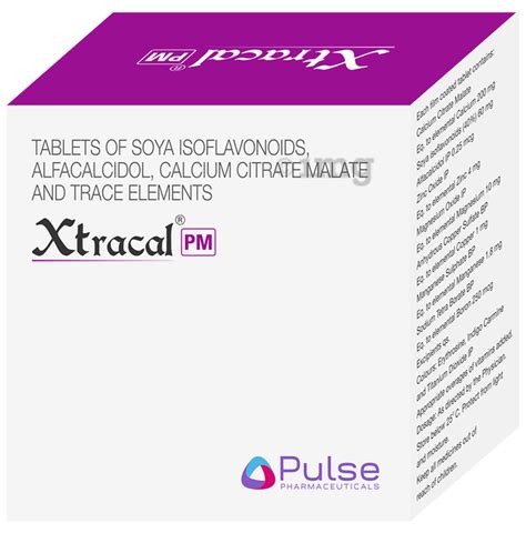 Xtracal Pm Tablet Buy Strip Of 100 Tablets At Best Price In India 1mg
