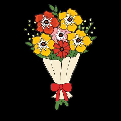 Roses Bouquet Drawing
