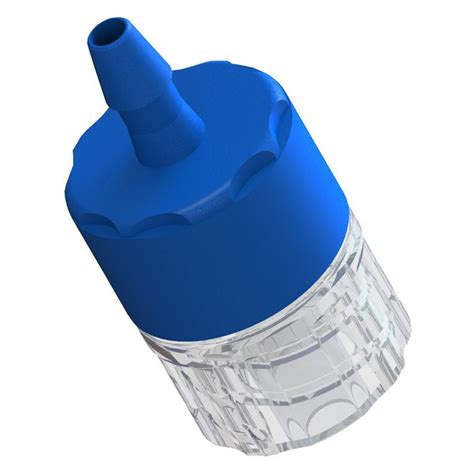 Single Use Disk Check Valve 332 Barb To Luer Lock Male Abs Body With