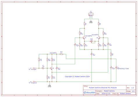 Electret Mic Xlr Adapter Module