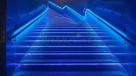 Staircase With Interactive Lighting Stock Illustration Illustration Of Adult Interior 338604976