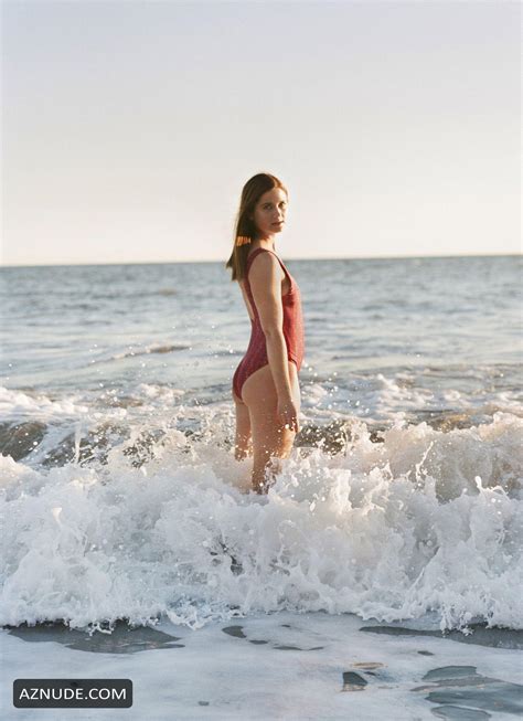 Bonnie Wright Sexy Modeling A Bikini And Swimsuit Made From Plastic Bottles Aznude