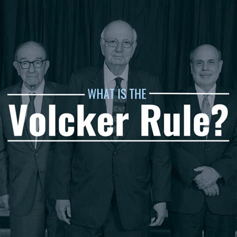 What Is The Volcker Rule What Does It Do Bakercityherald