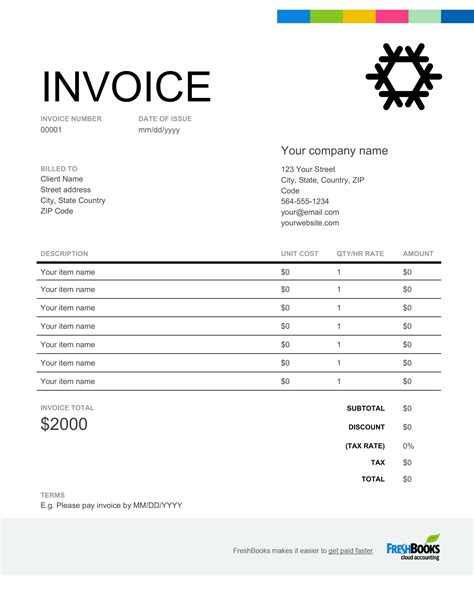 Free Printable Hvac Invoice Templates Pdf Excel