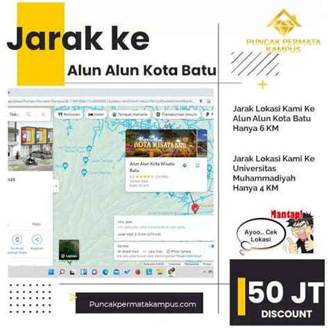 Vila Eksotis View Cantik Posisi Hook Di Depan Kampus Fkik Uin 3 Malang