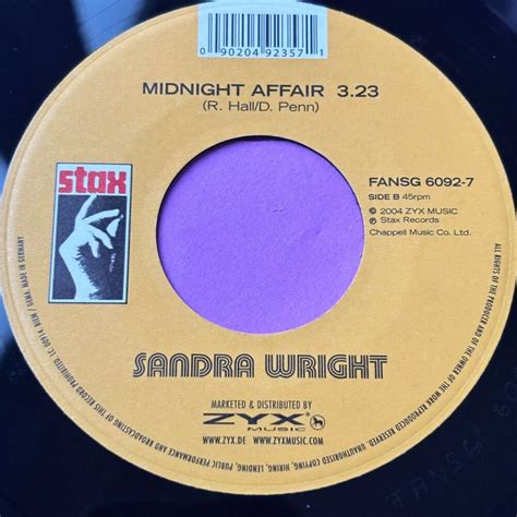 Sandra Wright Midnight Affair Stax R E