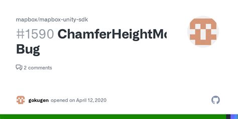 Chamferheightmodifier Bug · Issue 1590 · Mapboxmapbox Unity Sdk · Github