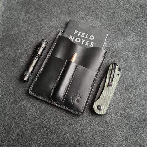 Field Notes Edc Caddyleather Edc Caddyfield Notes Sleeveedc Etsy