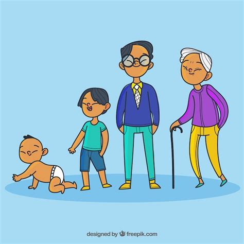Imágenes De Etapas Vida Dibujos Animados Descarga Gratuita En Freepik