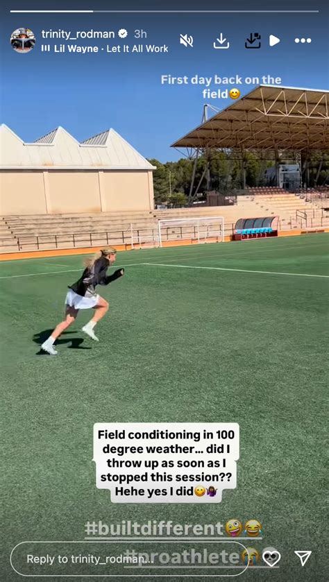 Uswnt Star Trinity Rodman Throws Up For Brutal Reason As Bf Ben Shelton
