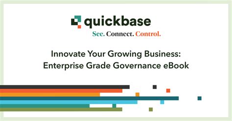 Ebook Enterprise Grade Governance Quickbase