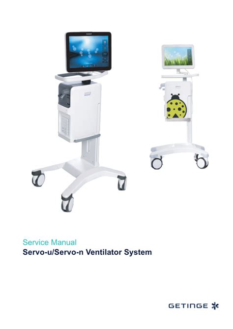 Service Manual Getinge Servo U Servo N Ventilator System