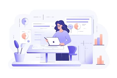 Premium Photo Flat Illustration Of A User Testing Session With A Ux