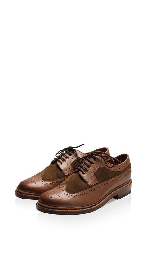 Grenson Sid Walnut Calf Snuff Suede Brogue Maketh The Man Mens Lifestyle Travel Food And