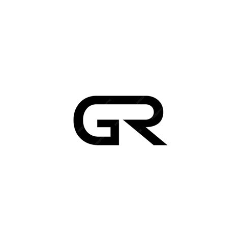 Premium Vector Gr Logo Vector