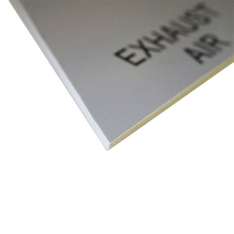 Exhaust Air Grey 3mm Solid Pvc Ductwork Identification Id
