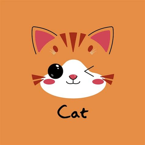 Premium Vector Cat Face