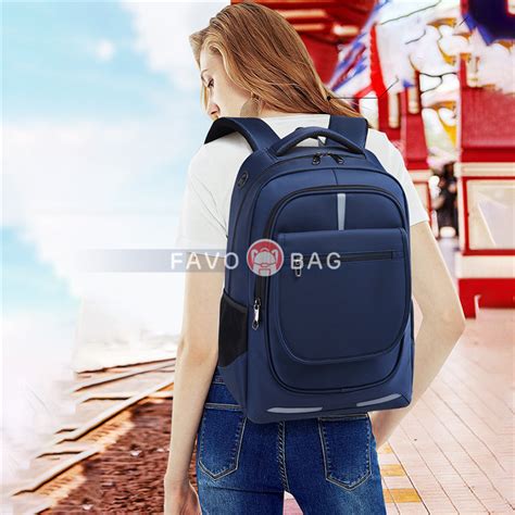 Blue Men Women Laptop Backpack Computer Tech Usb College School Bag