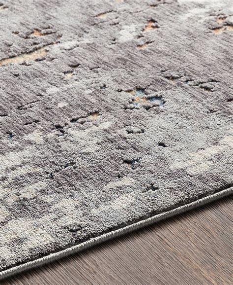 Surya Presidential Pdt 2302 Charcoal 33 X 8 Runner Area Rug Macys
