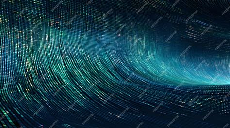 Premium Photo An Abstract Technological Perspective On The Background Of Binary Code Digital