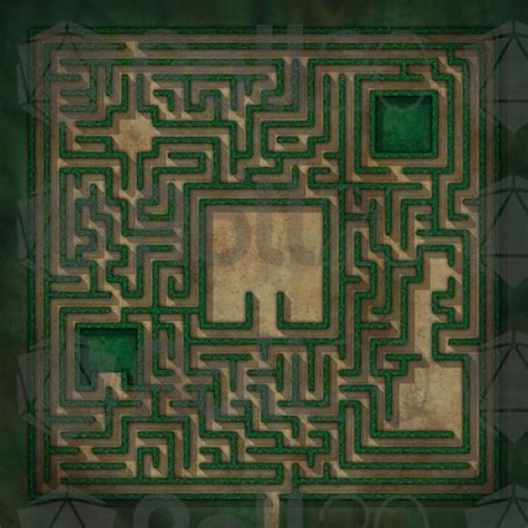 Maze Battlemap Roll20 Marketplace Digital Goods For Online Tabletop