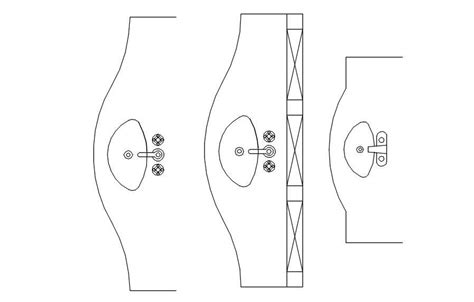 Bathroom Sink Vanity In Autocad Dwg File Cadbull
