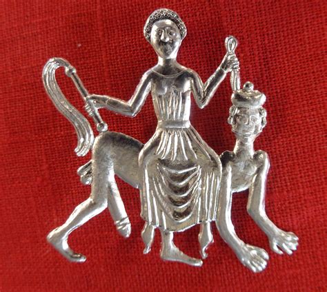 Phyllis And Aristotle Brooch From Billy And Charlie