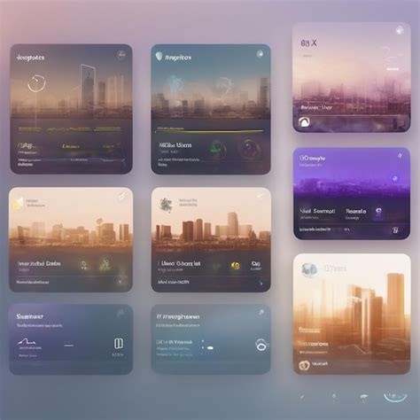 Glassy City Translucent Tech For A Sustainable Future Premium Ai