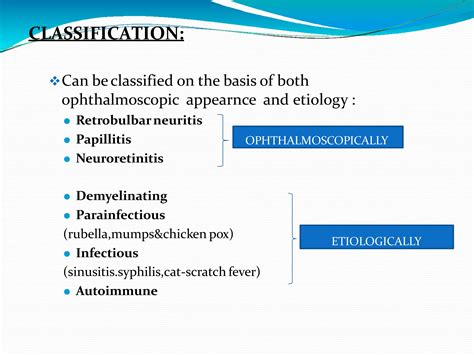 Optic Neuritis Ppt Presentation By Dr Usman Pptx