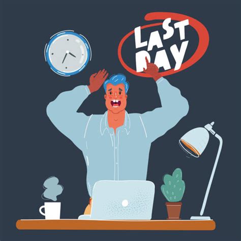 220 Last Day Of Work Stock Illustrations Royalty Free Vector Graphics