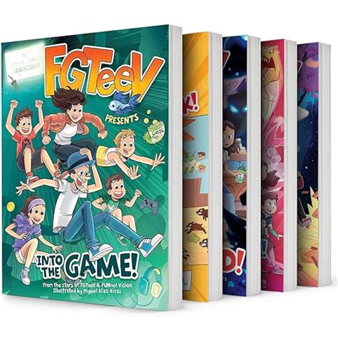 Collection 5 Books Series Of Fgteev Into The Game Game Break Saves