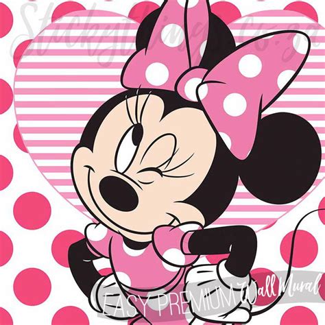 Polka Dot Minnie Mouse Background