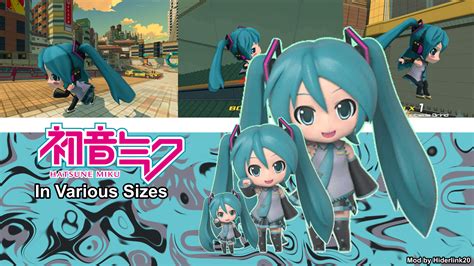 Chibi Hatsune Miku W Various Sizes Mod For Bomb Rush Cyberfunk Brc