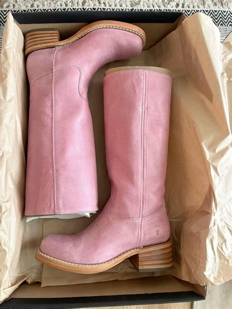 Pink Frye Boots Cute Boots Trendy Pink Boots Fitted Pink Boots