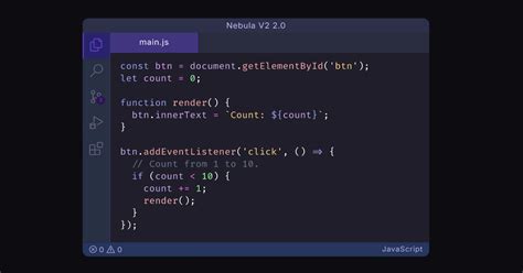 Nebula 02 By Tahanil Vs Code Themes