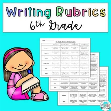 6th Grade Writing Rubrics Narrative Opinion And Informative Tpt