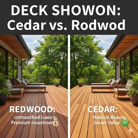 Cedar Vs Redwood Deck Which Holds Up Better Outdoors