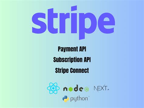 stripe api integration for payment subscription connect invoice