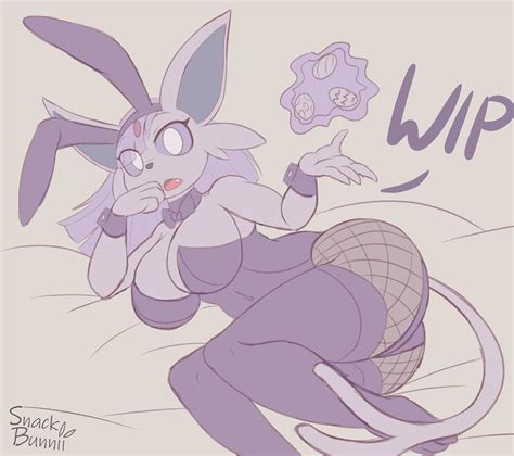 Rule 34 Big Ass Big Breasts Breasts Bubble Butt Bunnysuit Eeveelution Espeon Female Furry Huge
