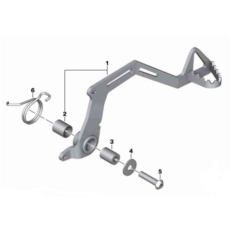 Resorte Pedal De Freno Trasero Bmw F700gsf800gsadvf650gs Motos Y