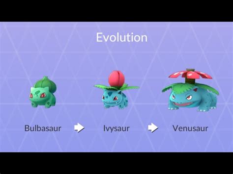 Ivysaur Evolution Level