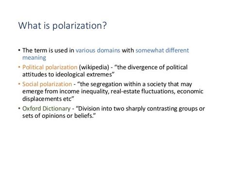 polarization on social media