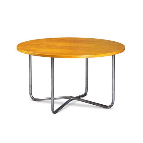 Wood And Metal Functionalist Tubular Coffee Table Hasmodern