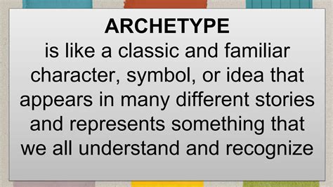 Types Of Archetype Pptx Lesson For English Class Ppt