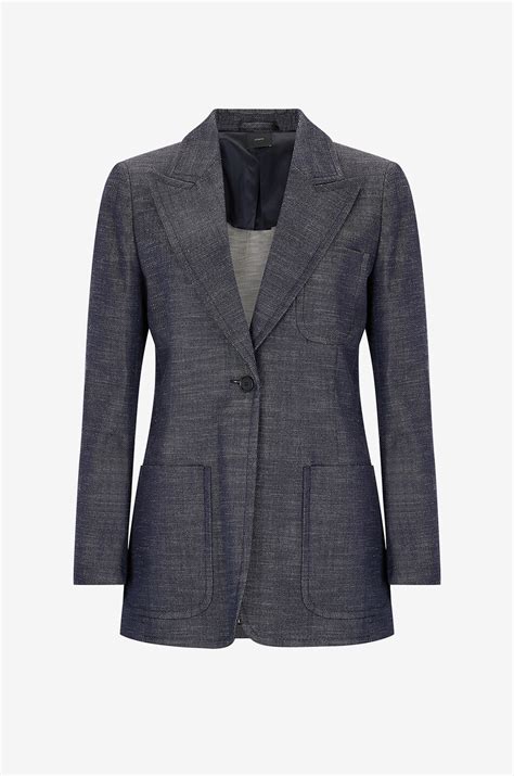 Cassini Denim Twill Blazer Joseph Blue Bongénie