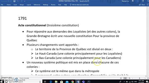Acte Constitutionnel Partie 1 Youtube